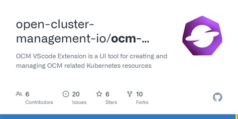 Github Open Cluster Management Ioocm Vscode Extension Ocm Vscode Extension Is A Ui Tool For