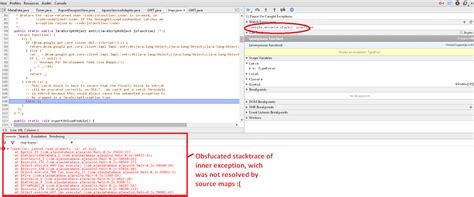 GWT SuperDevMode And Pause On Uncaught Exceptions
