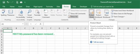 how to remove an excel spreadsheet password in 6 easy steps