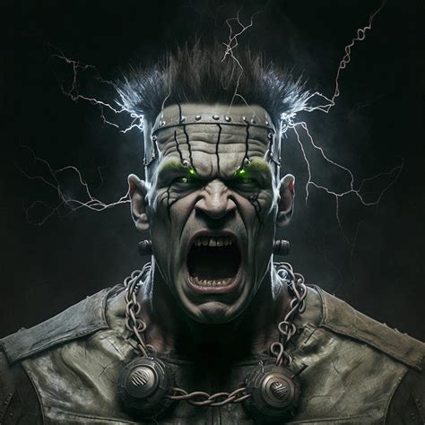 Frankensteins Monster V01 1 Digital Art By Vincent Carter Fine Art