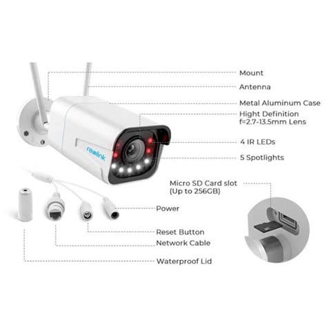 IP Camera Wi Fi Reolink Rlc 511wa 2K Ip Cameras PER 209988
