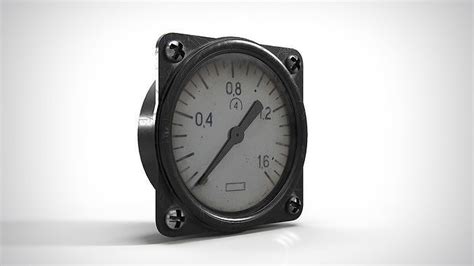 3d Model Analog Indicator Pbr Vr Ar Low Poly Cgtrader