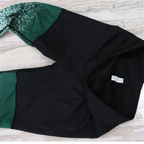 Букв женские брюки леггинсы спортивный Высокая талия эластичные штаны в горошек дышащие