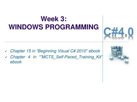 Ppt Week 3 Windows Programming Powerpoint Presentation Free Download Id2876842