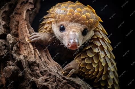 Premium Ai Image Tree Pangolin On The Tree