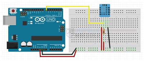 Arduino DHT Sensor Humidity Temperature Interfacing