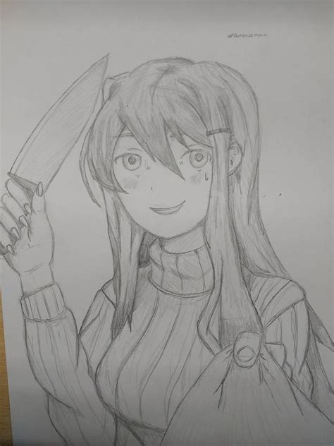 This Is My First Attempt At Drawing Any Dokis And She Isnt My Most