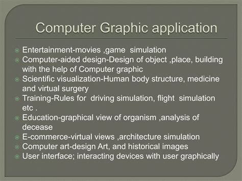 computer graphics ppt