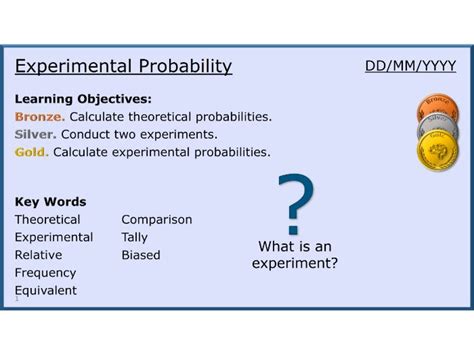 Probability 0613 Experimental Probability Teaching Resources
