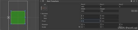 Unity3d Recttransform使用详解：布局、属性、方法、设计unity Offsetmin Csdn博客