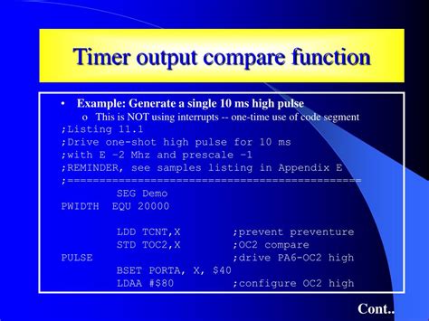 Ppt Timer Operations Powerpoint Presentation Free Download Id1369165