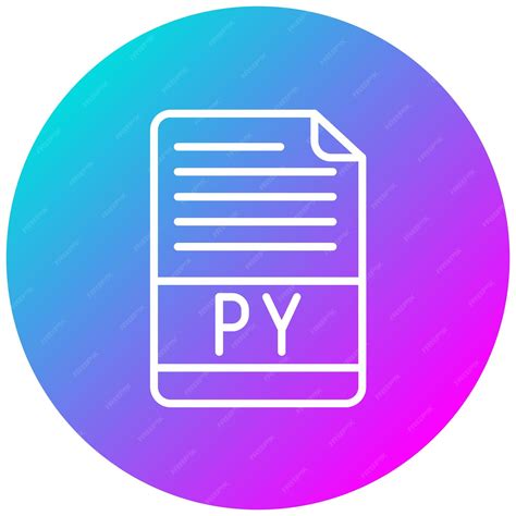 Premium Vector Python File Vector Illustration Style