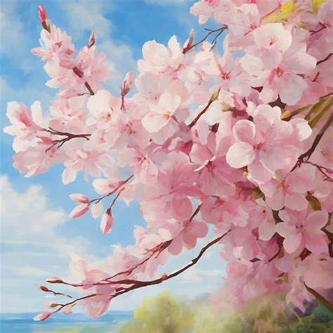 Premium AI Image Beautiful Spring Day Ai Generated