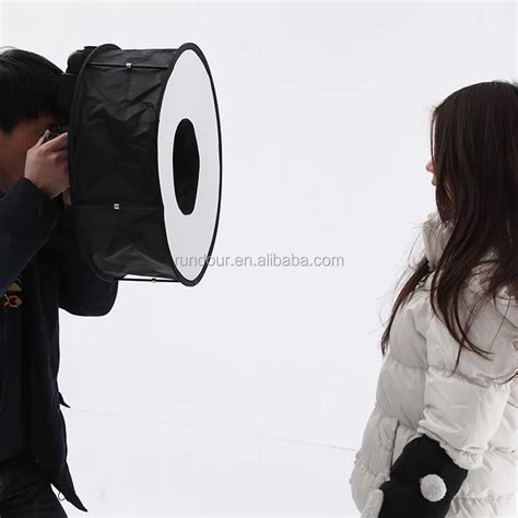 Foldable Flash Diffuser Macro Shoot Round Softbox For Canon Camera Flash Light Speedlight Buy