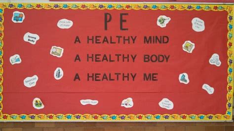 Pin By Melani Miller On Hpe Classroom Decoration Pe Bulletin Boards Bulletin Boards Physical