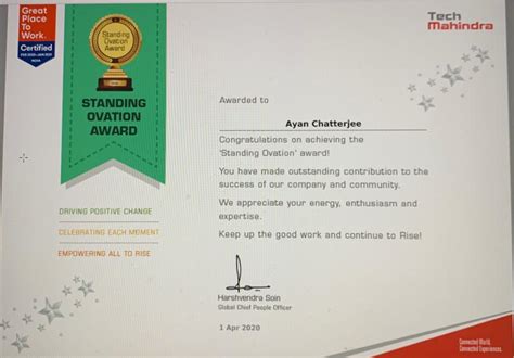 ayan chatterjee on linkedin techmahindra mahindrarise 50 comments