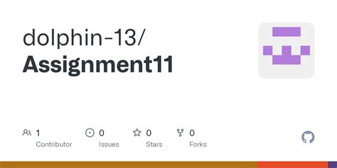 GitHub Dolphin 13 Assignment11