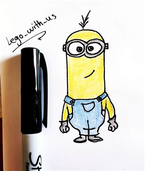 How To Draw A Minion Kevin