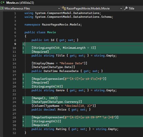 Entity Framework 11 1 With Net Core Razor Pages Code First 2