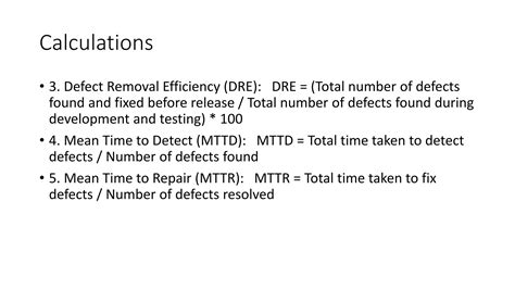 Defect Matrix In Software Quality Assurancepptx Technology And Computing