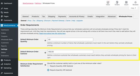 How To Set And Enforce Order Subtotal Limits In Woocommerce