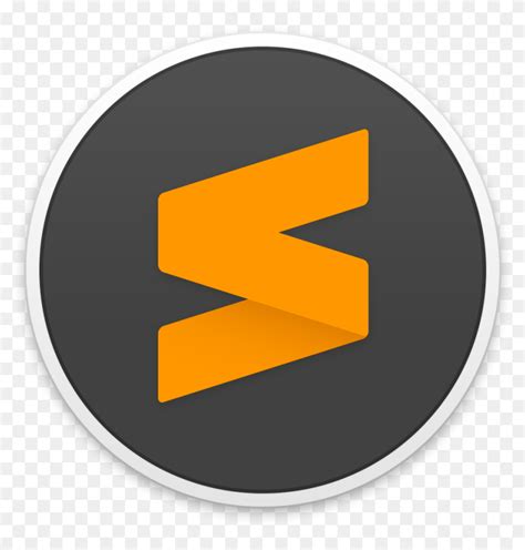 Download The Orange Or White App Icon With Outset Outlines Sublime Text 3 Png Transparent Png