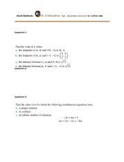 Math Methods Practice Questions For Test Preparation Course Hero
