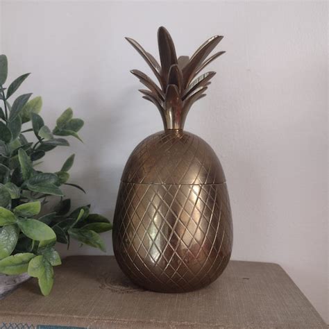 Brass Pineapple Etsy