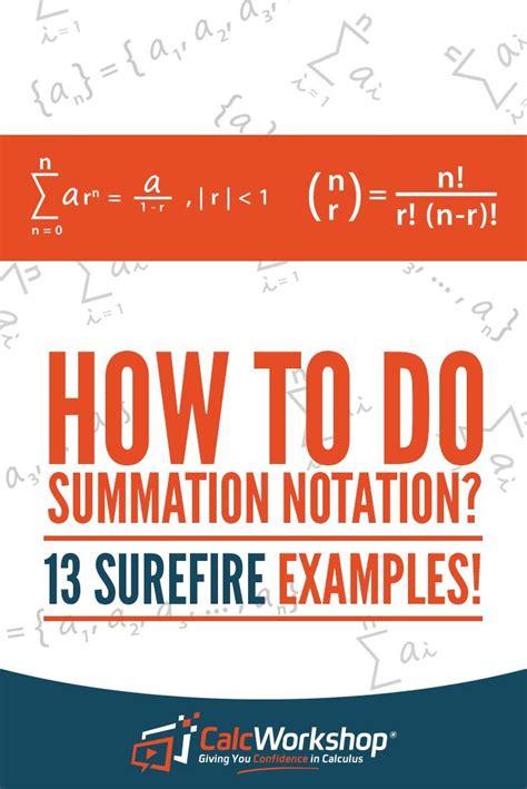 Summation Notation Geometric Sequences Math Methods Learning Math