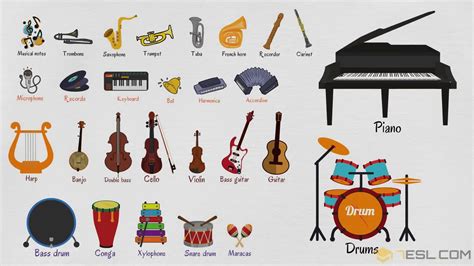 Musical Instruments List