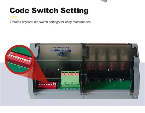 Huaqingjun Channel RS Communication Relay Module VDC VDC Relays Modbus RTU DO Board For