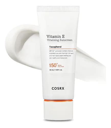 Cosrx Vitamin E Vitalizing Sunscreen Tocopherol Spf50 50ml Mercadolibre