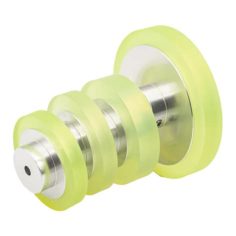 aluminum silicone industrial ovw2 encoder wheel meter measuring wheel