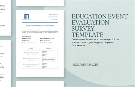 Evaluation Survey Template