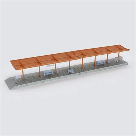 Outland Models Train Station Passenger Platform Wi Grandado
