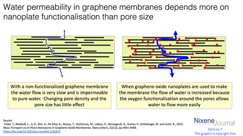 V6 I7 Water Permeability In Graphene Membranes Depends More On Nanoplate Functionalisation Than