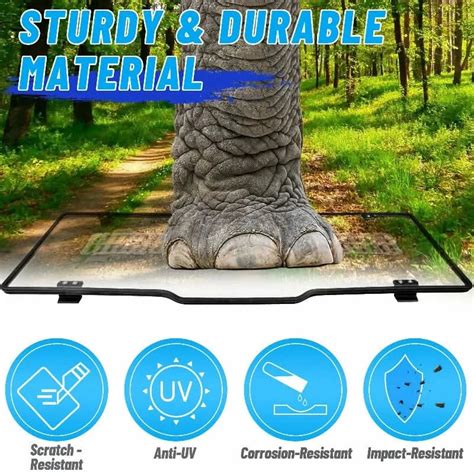 Polaris Ranger 1000 Vented Rear Windshield Starknightmt