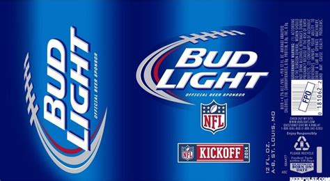 Bud Light Nfl Kickoff 2014 Commemorative Team Cans Bud Light Nfl