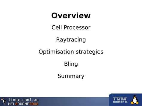 Programming The Cell Processor A Simple Raytracer From Pseudo Code To