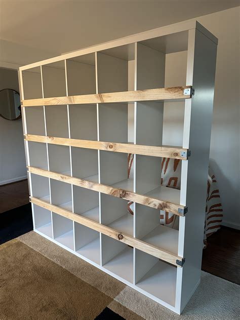 Ikea Kallax 5x5 With Horizontal Support Rvinyl