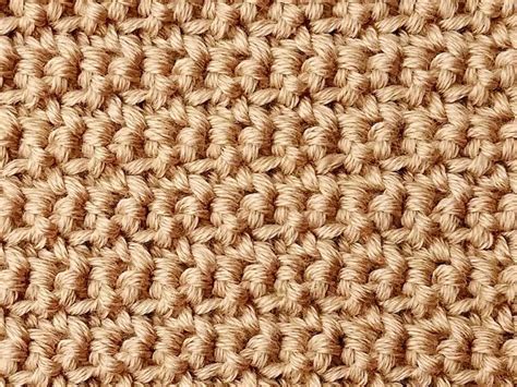 The Alternating Back And Front Loop Only Single Crochet Nordic Hook