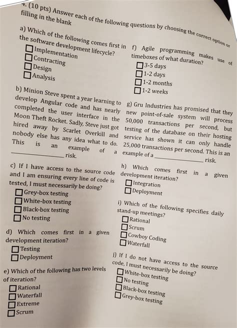 4 10 Pts Answer Each Of The Following Questions By Chegg Com