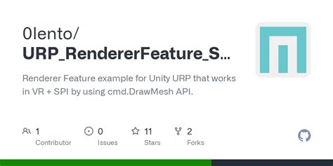 github 0lento urp rendererfeature spi example renderer feature
