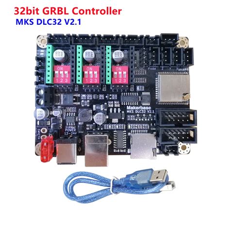 Placa De Expansão Grbl Controlador Mks Dlc32 V2 1 Cnc Escudo Breakout Placa 3 Eixo Máquina