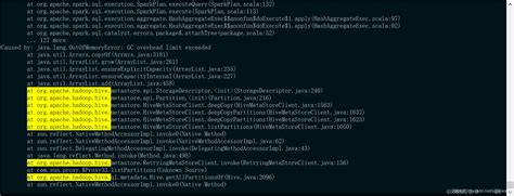 Spark程序运行异常：javalangoutofmemoryerror Gc Overhead Limit Exceeded