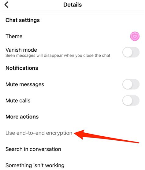 Instagram How To Use End To End Encryption In Chats