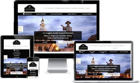 Aj Coggles Funeral Director Websites