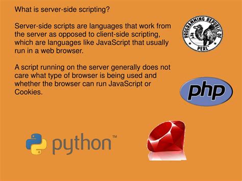 PPT A Very Basic Overview Of Server Side Scripting PowerPoint Presentation ID