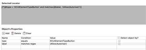 Test Object With Xpath Selector Using Matches Function Never Works