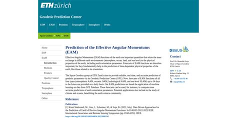 Forecasts Of Effective Angular Momentum Available Operationally Space